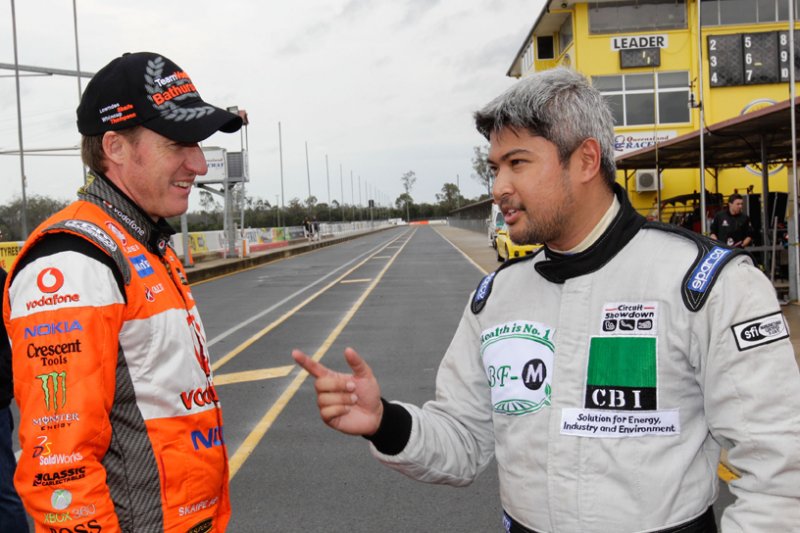 Filipino driver Enzo Pastor tests V8 Supercar - Speedcafe