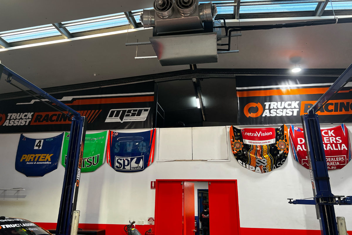 Race-winning MSR bonnet added to special workshop display - Speedcafe.com